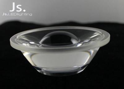 China 28deg Narrow Beam LED Glass Lens , Cob LED Lens Fit 50-200w Citizen Flood Light for sale