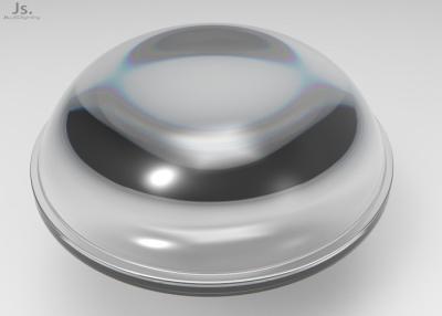 China Led Glass Lens 90 Degree Light Angle For Cob Led Street Light for sale