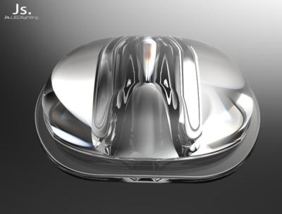 China 93% High Transmittance Led Glass Lens Wide Beam Angle Aspheric Shape for sale