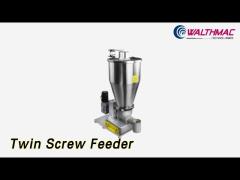 Stainless Steel Twin Screw Feeder Powder Dosing High Precision