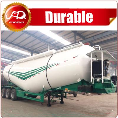 China Low density bulk powder tank semi trailer (compartment optional) diesel engine,pump, air compressor installed for sale