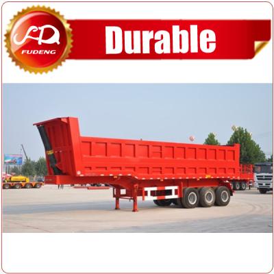 China China cheap 3 axle tractor hydraulic dump trailer/Tipper Dumper Truck on sale for sale