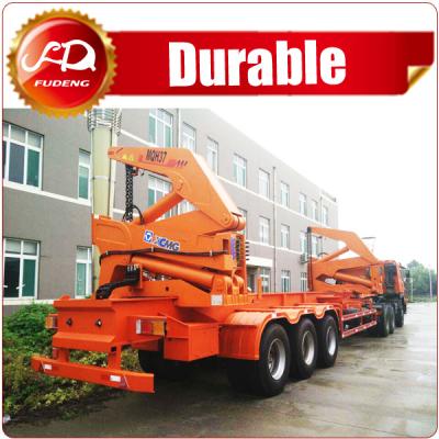 China 40ft 37T loading capacity XCMG Brand Side Lifter Crane Trailer Truck Sidelifter from Shandong Fudeng,China for sale