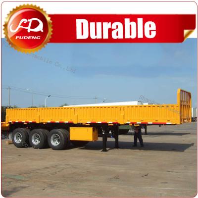 China China hot sale 3axles removable sidewall container semi trailer for sale