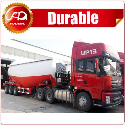 China 55cbm 3 Axle Dry Bulk Cement Truck Powder Transport Tanker Semi Trailer for sale