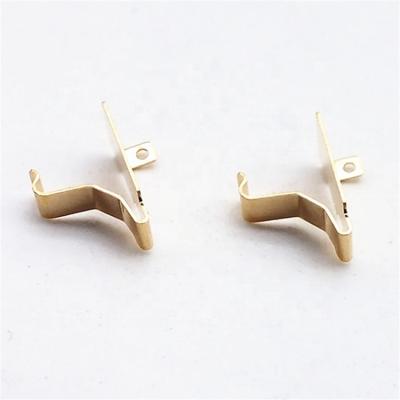 China Custom Gold Plated Spring Loaded Contacts RoHS Compliance Metal Electrical Contacts for sale