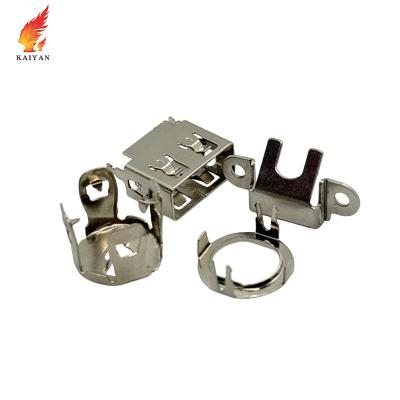China Custom Metal Stamped USB Connector Precision Metal Stamping Components for sale