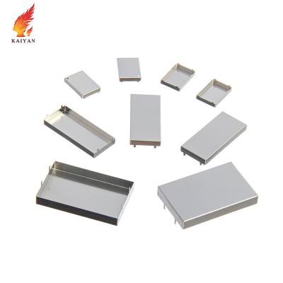 China 0.1mm-0.5mm Thick Precision Metal RF Shield For PCB , Bent EMI Protection Cover for sale