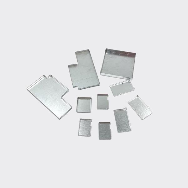 Quality 0.1mm-0.5mm Thick Precision Metal RF Shield For PCB , Bent EMI Protection Cover for sale