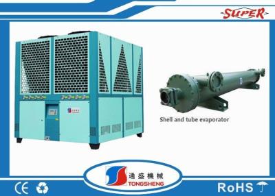 China Double Stage 2 System 150 Ton Air Cooled Screw Chiller , Industrial Air Cooled Chiller for sale