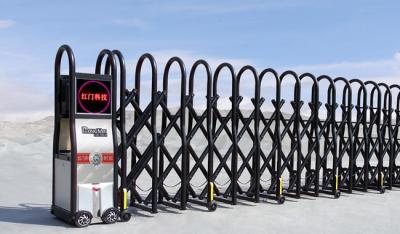 China Industial Grade Trackless Automatic Folding Gate With Aerodynamic Design for sale