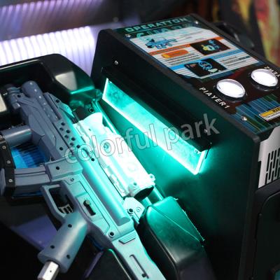 Cina Macchina a gettoni del gioco della fucilazione della pistola del doppio del giocatore 55 fantasma giapponese originale LCD di operazione in vendita