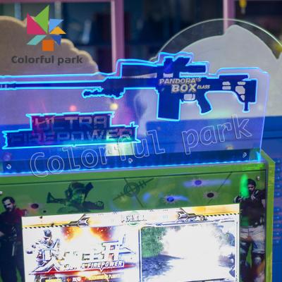 Cina Giochi stranieri a 22 pollici della fucilazione della pistola del campo da gioco per bambini i doppi lavorano le consoli a macchina a gettoni del gioco in vendita
