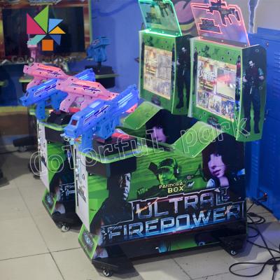 Cina Giochi stranieri a 22 pollici della fucilazione della pistola del campo da gioco per bambini i doppi lavorano le consoli a macchina a gettoni del gioco in vendita