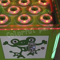China Crazy Frog Ticket Redemption Machine , Whack A Mole Arcade Machine for sale