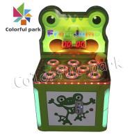 China Crazy Frog Ticket Redemption Machine , Whack A Mole Arcade Machine for sale