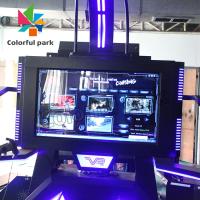 China Smooth Movement Virtuality Arcade Machine , 3d VR Car Driving Simulator for sale