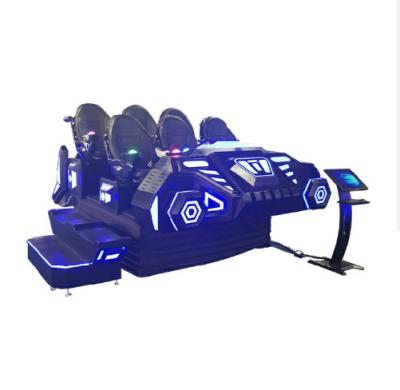 China 6 Seats 9d Virtual Reality Simulator Movie Theater plastic Material for sale