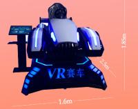China Car Racing VR Arcade Machine X axis System Bilingual Version for sale