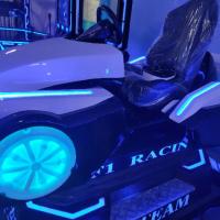 China Car Racing VR Arcade Machine X axis System Bilingual Version for sale
