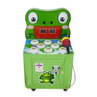 China Plastic Material Video Arcade Machine , Frog Hammer Arcade Game Machine for sale
