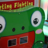China Plastic Material Video Arcade Machine , Frog Hammer Arcade Game Machine for sale
