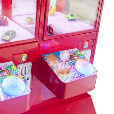 Cina Peluche Toy Claw Crane Machine Mini Toy With Crystal Joystick For 2 giocatori in vendita