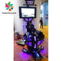 China Software Developed VR Arcade Machine 5d Cinema Car Racing Simulator 360 Degree for sale