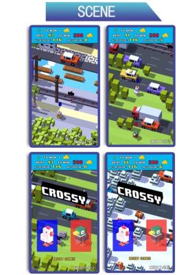 Cina Giochi premiati a gettoni Arcade Control Crossy Road di estinzione in vendita