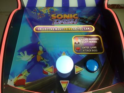 China Campo de jogos interno Sonic Dash Pinball Game Machine a fichas à venda