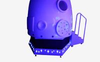China 4000w VR Space Capsule World 9D Simulated Space Return Experience Hall for sale