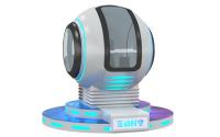 China 1 Players VR Arcade Machine 9D Virtual Reality Space Ski Flight Simulator for sale