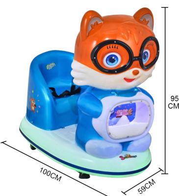 Cina Mach dell'oscillazione dello scoiattolo di vetro della musica elettronica dei nuovi bambini commerciali del camion di scossa della macchina del gioco dei bambini a gettoni in vendita