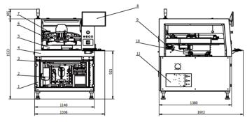 T3 PLUS Solder Paste Printer Machine showing full operational setup
