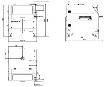 SUNFLOW S Selective Soldering Machine overall diagram