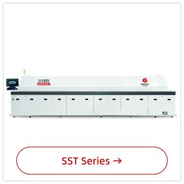 8 zone vacuum reflow soldering machine with high vacuum capability