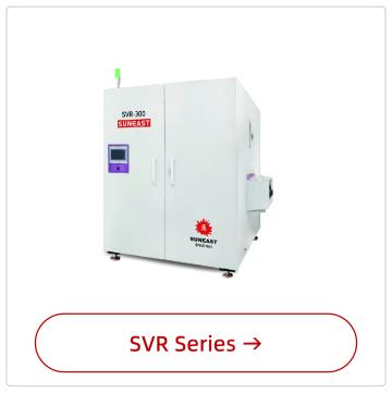 Vertical curing oven with double lifting mechanism