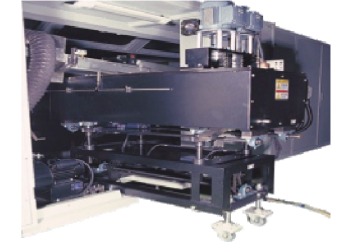 Motorized solder pot with vertical and horizontal movement