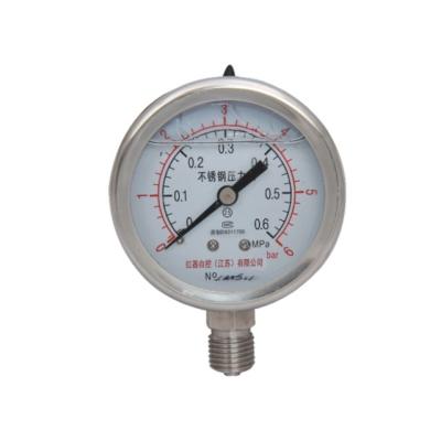 China 2Inch 50MM Shockproof Pressure Gauge with Stainless Steel Case for sale