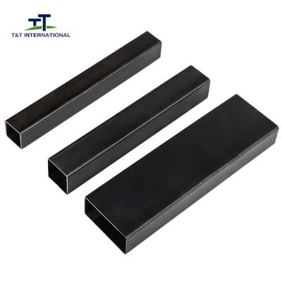 China Structural Mild Steel Rectangular Hollow Section Decorative 1.3-20mm Wall Thickness for sale