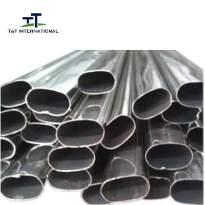 China Linhas arredondadas limpas ovais da tubulação de aço de Chrome duráveis para finalidades arquitetónicas à venda