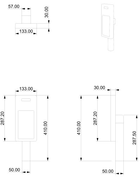Quality No Contact AI Body Temperature Detect Face Recognition Temperature Camera for sale