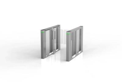China Android System Silver Color Face Recognition Speed Gate Turnstile Aluminum Material Plus RFID Qr Code Reader Automatic Security Entrance for sale