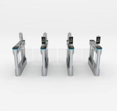 China DC Brushless Motor Efficient Access Control Revolving Swing Gate for Office Buildings for sale