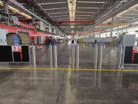 China Stainless Steel Remote Controlled Vertical Cylindrical Swing Gate for sale