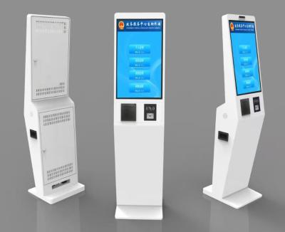 China 21.5 Inch Touch Screen Self Service Terminal with 60 Million Touch Lifespan and Wide Viewing Angle for Government Lobby for sale