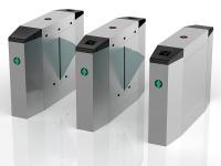 China DC Motor Flap Barrier Turnstile for sale