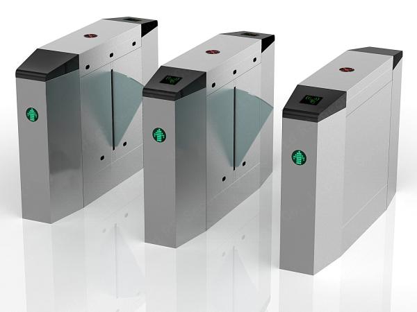Quality DC Motor Flap Barrier Turnstile for sale