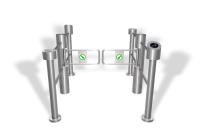 China Infrared Sensor SS304 DC 24V Supermarket Swing Gate for sale