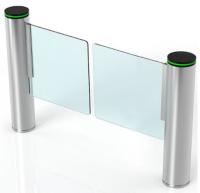 China Cylinder Automatic SUS304 DC24V Swing Barrier Turnstile for sale